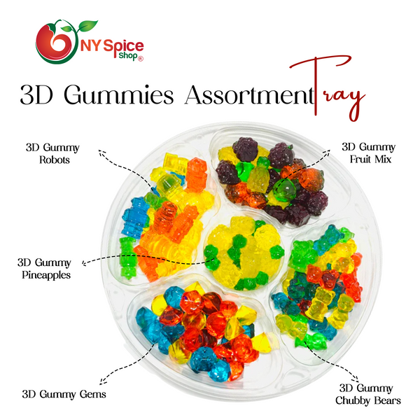 3D Gummies Assortment Tray - NY Spice Shop - Buy Gummies Online