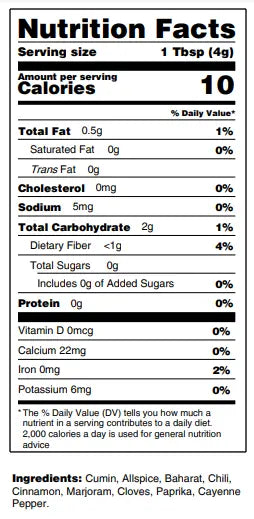 Kibbeh Spice - Kamouneh Spice Blend ( Seasoning) - NY Spice Shop - Buy ...