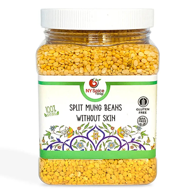 Split Mung Beans Without Skin (Mung Dal) - NY Spice Shop - Buy Online