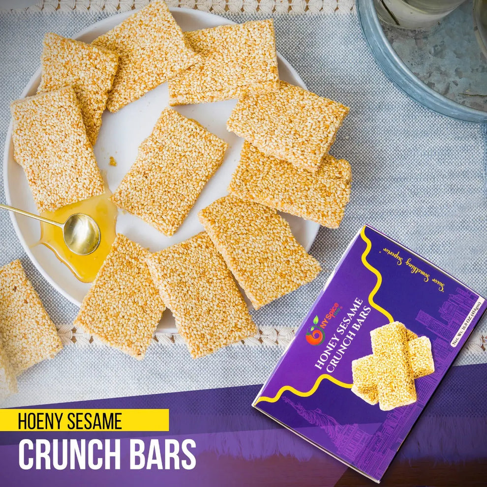 Honey Sesame Crunch Bars - NY Spice Shop - Buy Honey Sesame Bars